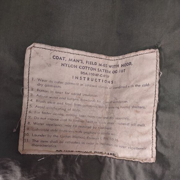 U.S. Army | Jackets & Coats | Vintage 67 Vietnam Og7 Field Coat With ...